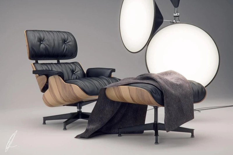 Ghế Eames Lounge